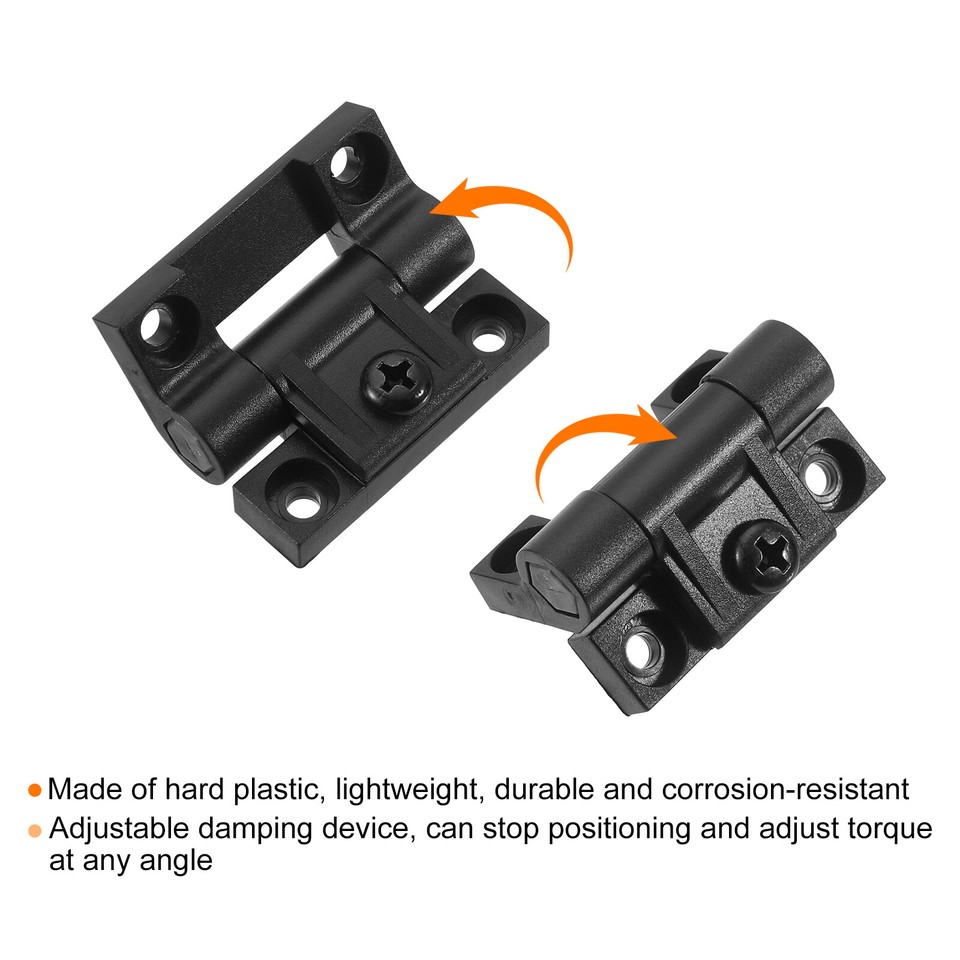 4Pcs Adjustable Torque Hinge, Plastic Adjustable Position Control ...