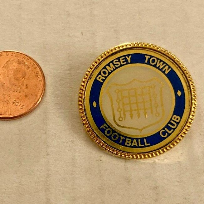 Vintage Romsey Town Football Club Pin Metal Rare | eBay