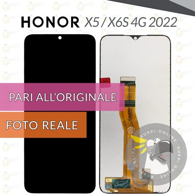 DISPLAY HONOR X5 VNA-LX2 / X6S 4G 2022 SCHERMO LCD TOUCH VETRO PARI A ...