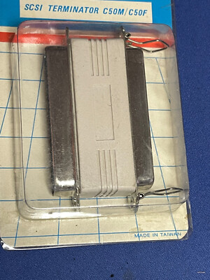 SCSI Terminator C50M/C50F 50-Pin Passive Pass Through Male to Female ...