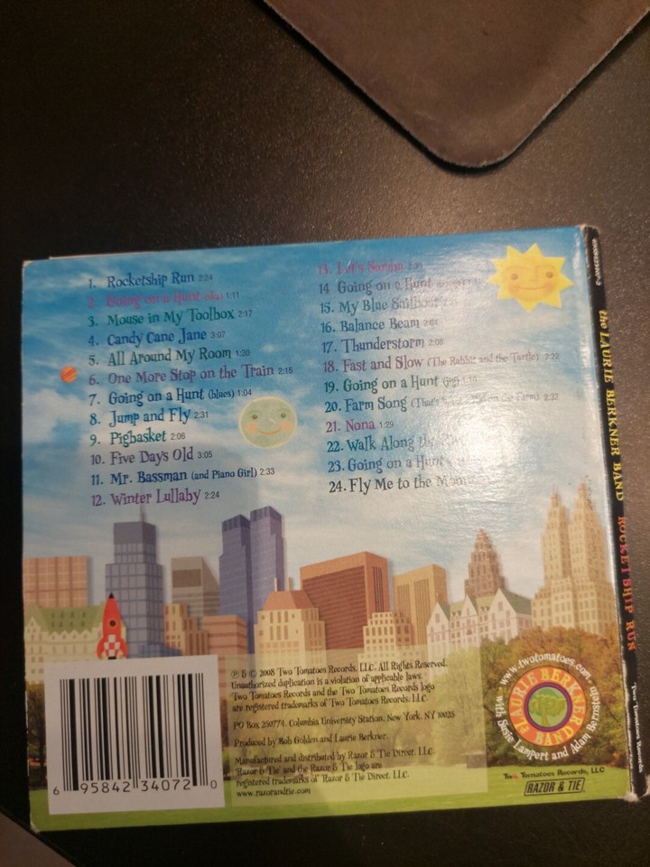 Rocketship Run - Audio CD By The Laurie Berkner Band - VERY GOOD ...