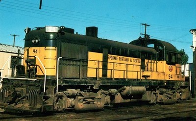 Spokane Portland & Seattle RR Alco RS-3 #94 Bend Oregon 1970 Postcard ...