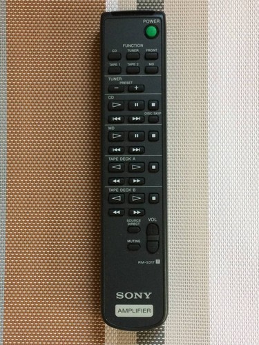 Sony Genuine Audio Remote Control Rm-S317 Working Product | eBay