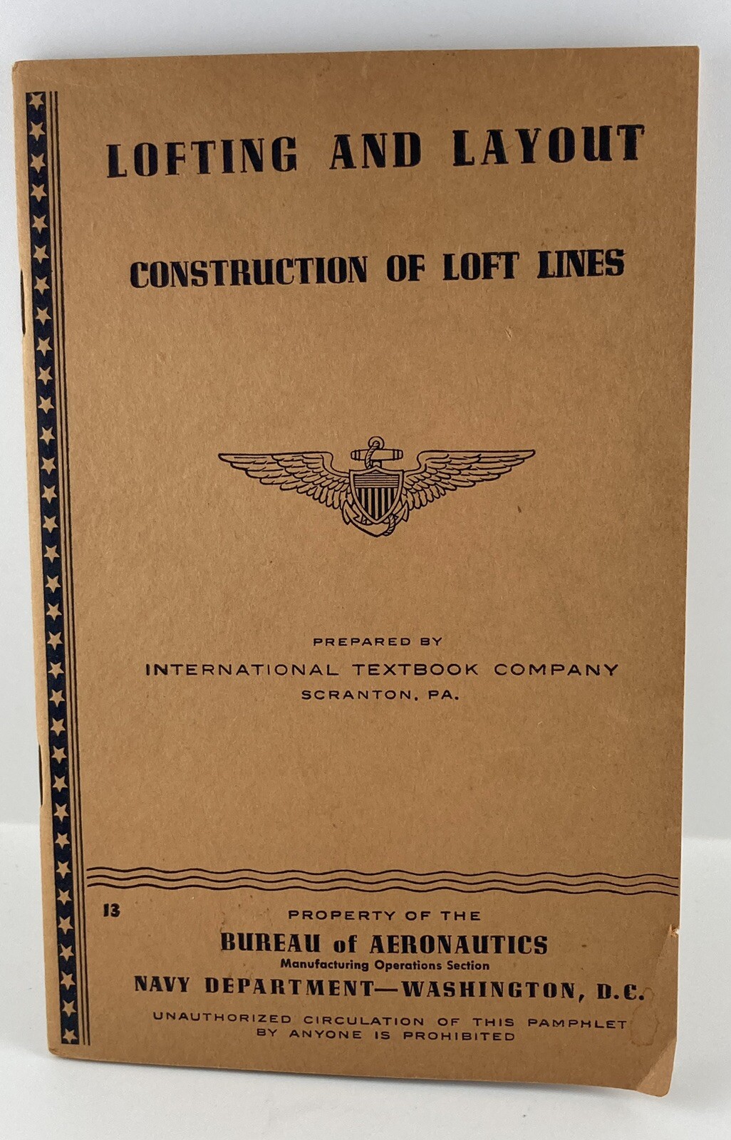 WE II Lofting And Layout Construction Of Loft Lines Navy Dept. Training ...