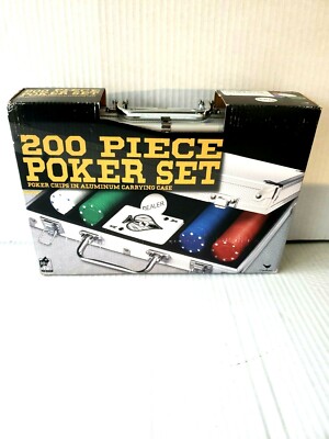 Cardinal Industries 200-pc Poker Set in Aluminum Case | eBay
