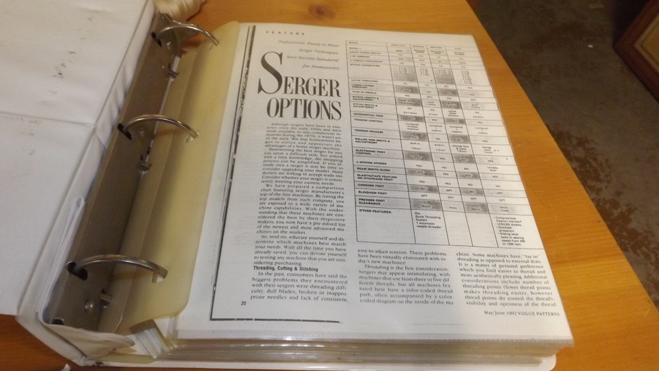 Elna lock PRO 5 DC SERGER SEWING MACHINE Untested No Power Cord ...