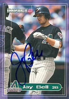 Jay Bell autographed Baseball Card Arizona Diamondbacks 2000 Skybox ...