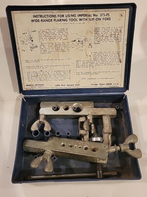 Gould IMPERIAL EASTMAN TOOLS NO. 275-FS FLARING AND SWAGING TOOL KIT ...