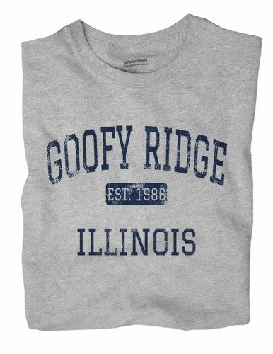 Goofy Ridge Illinois IL T-Shirt EST | eBay