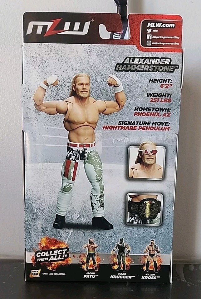 Boss Fight Studio Major League Wrestling Alexander Hammerstone Figure ...