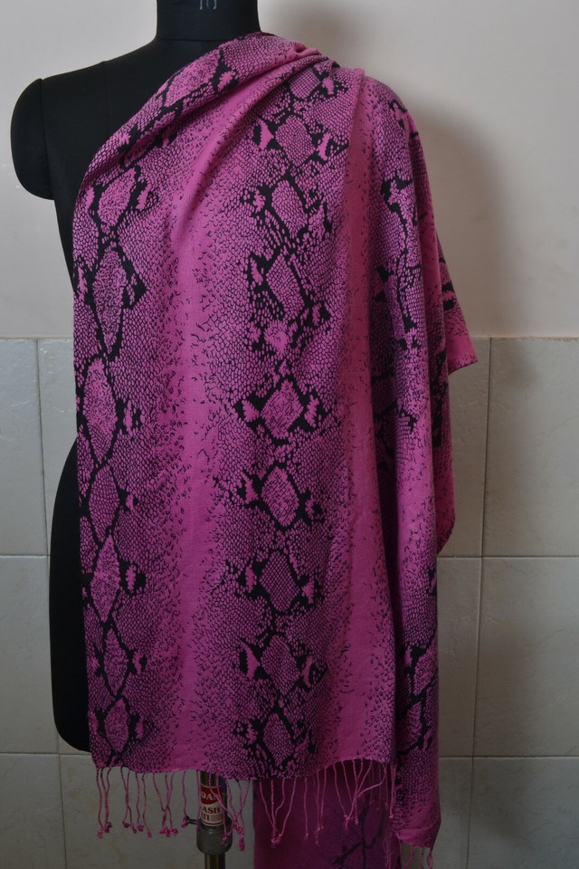 ANIMAL SNAKE PRINT STOLE 70% CASHMERE 30% SOIE STOLE ~18 DESIGN CHOICE ...