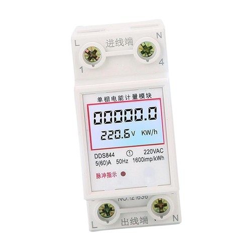 Single Phase Electricity Meter Lightweight 220V Smart Meter for Home | eBay