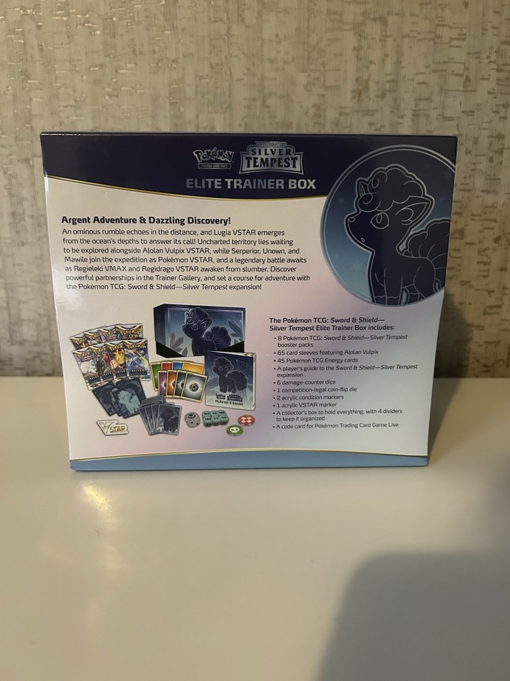 Pokemon TCG | Sword & Shield | Silver Tempest Elite Trainer Box | ETB ...