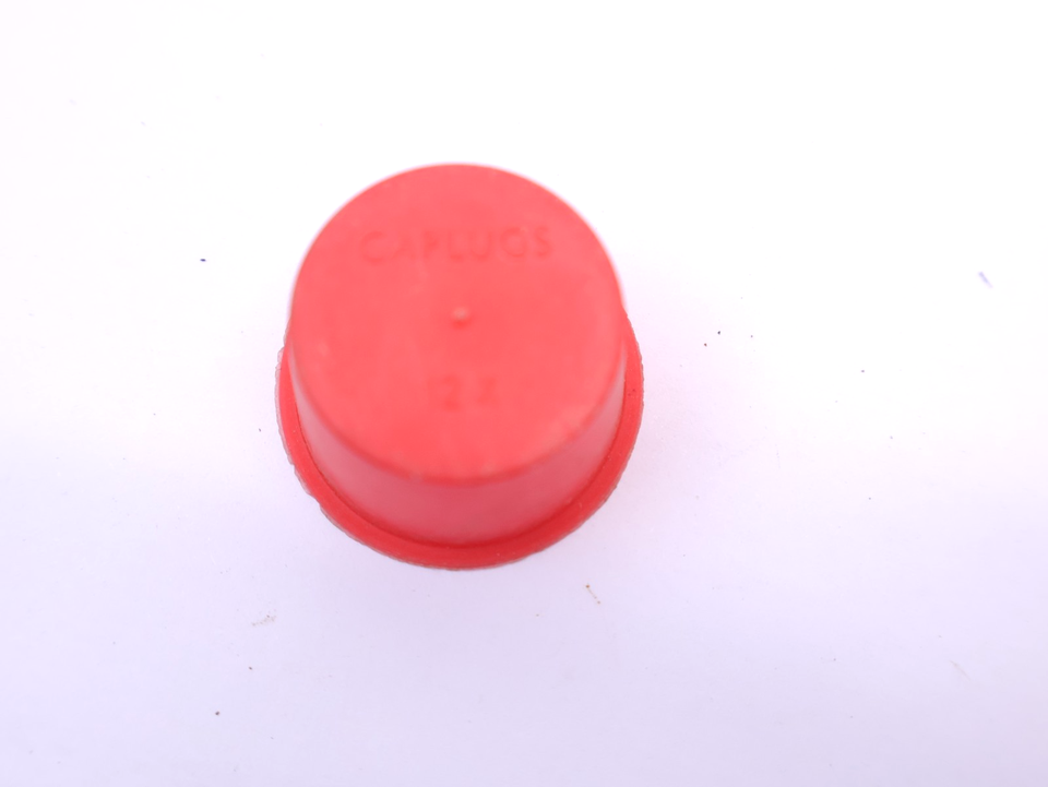 Tapered Plastic Caplugs Cap Plug Size 12X Red Quantity of 50 NOS | eBay
