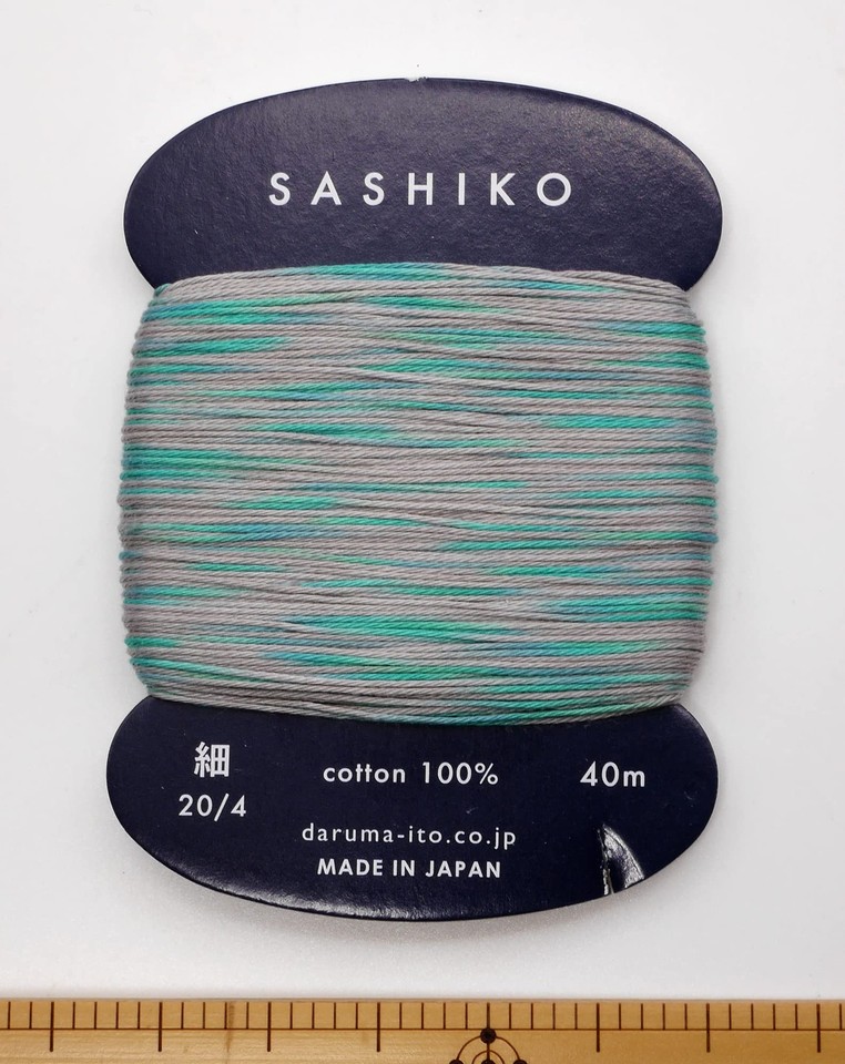 Yokota Sashiko Thread Single and Variegated Color (Rain Sounds, Thin ...