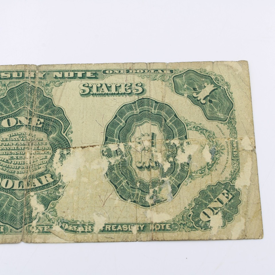 Series of 1891 $1 Treasury Note One Dollar in Coin United States NR # ...