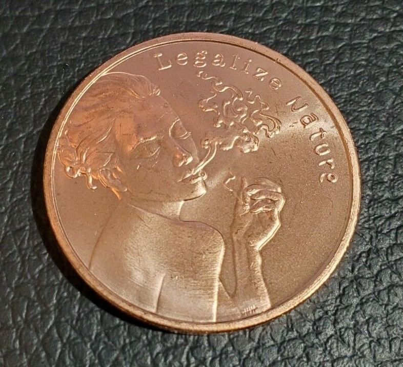 Silver Shield Legalize Nature 1 Oz .999 Copper Round 2nd Quality | eBay