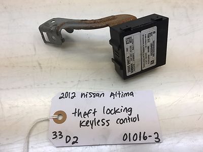 07-12 Nissan Altima Theft Security Keyless Control Module Computer Unit ...