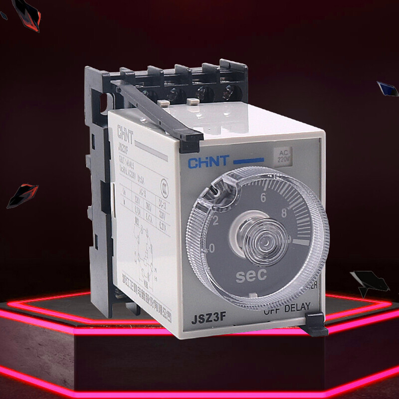 24VDC 220VAC 380VAC Power Off Delay Timer Time Relay 0.1S-3Min JSZ3F ...