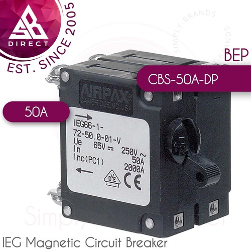 BEP 50A Dual Pole IEG Magnetic Circuit Breaker│CBS-50A-DP│For Marine ...