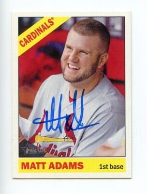 Matt Adams Signed 2015 Topps Heritage St. Louis Cardinals # 245 | eBay