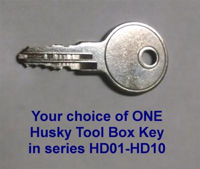 HD09 HD9 Key Replacement Home Depot Husky Truck Tool Box ONE KEY GET ...