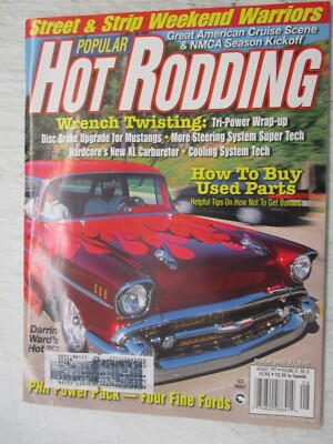 POPULAR HOT RODDING MAGAZINE AUGUST 1997 DARRIN WARD'S HOT 1957 ...