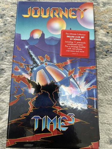JOURNEY Time 3 Deluxe 3-cd Set 55 Songs 64 Page Book Rare Photos ...