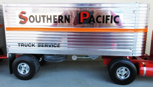 Southern Pacific Truck Service Mack Cab & Dual Trailers | eBay