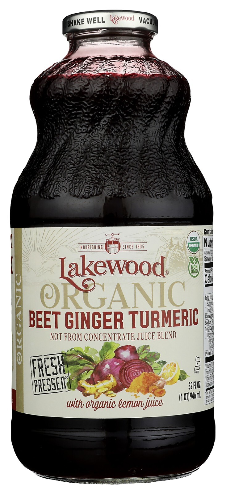LAKEWOOD: ORGANIC BEET GINGER TURMERIC (PACK OF 6 x 32 OZ)---FREE ...