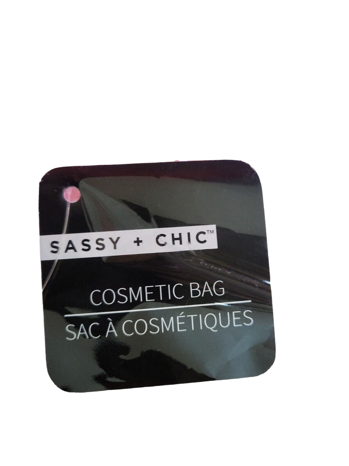 Sassy+ Chic Summer Fun Beach See Thru Travel Bag Pink Cosmetic Clutch ...