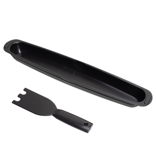 Grill Oil Grease Catcher Drip Tray Pan and Grill Spatula for George ...