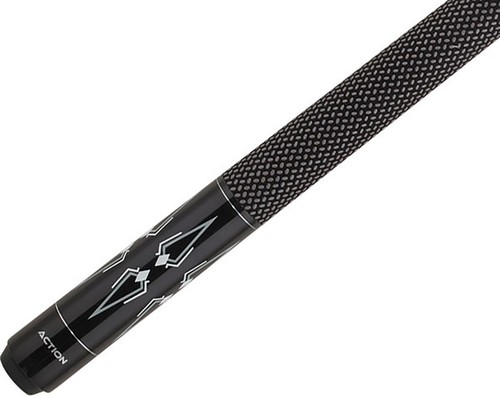 Action BW24 Black w/ Grey Points w/ White Diamonds Pool/Billiards Cue ...
