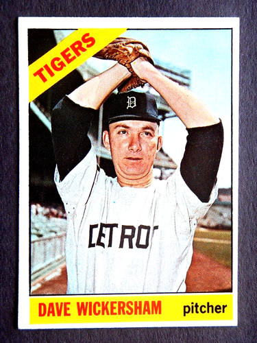 Dave Wickersham #58 Topps 1966 Baseball Card (Detroit Tigers)* | eBay