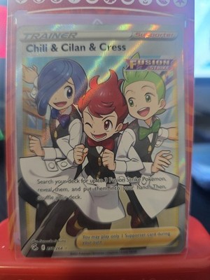 Chili & Cilan & Cress (Full Art) 258/264 Swsh08: Fusion Strike Holo | eBay