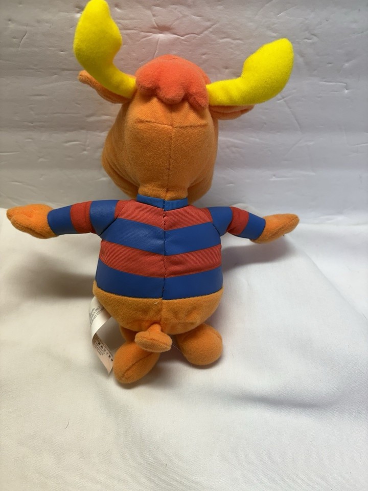 Backyardigans Tyrone Plush Fisher Price 2005 Orange Moose Stuffed Doll ...