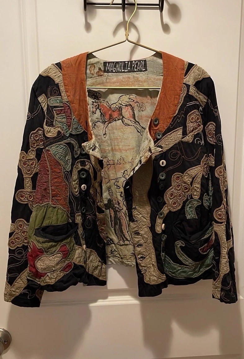Magnolia Pearl Embroidered Parnassus Jacket EUC - Gem