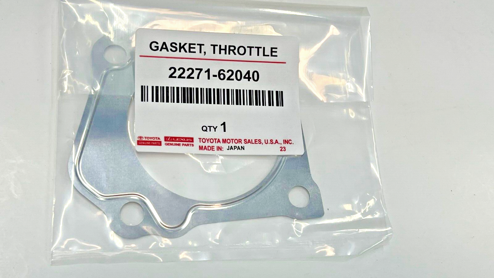 Genuine Toyota & Lexus (1994-2004) Models Throttle Body Cover Gasket ...