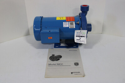 GOULDS MCC 100MC1H5A0 1X1.25-6-2P-PM PUMP NEW WITH NEW SS CONTROL PANEL ...