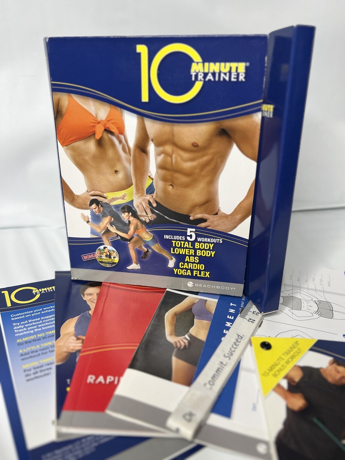 Beachbody 10 Minute Trainer 5 Workouts w/ Tony Horton DVD Cardio Abs ...