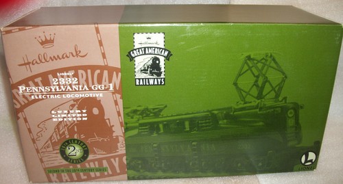 LIONEL LICENSED HALLMARK 2332 GG-1 & DISPLAY CASE MINT UNDISTURBED ...