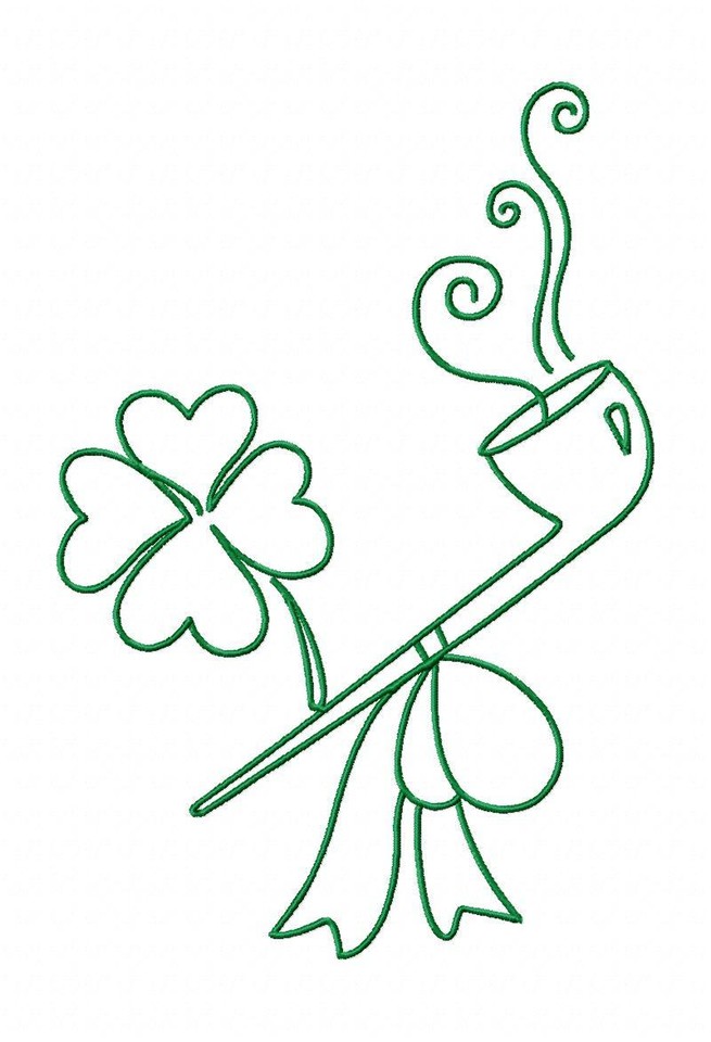 St Patrick Outlines 12 Machine Embroidery Designs on CD in 6 sizes | eBay