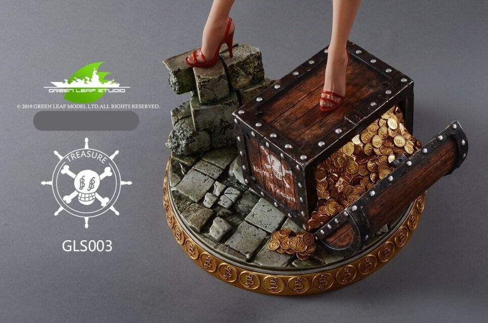 One Piece Nami Statue 1/4 Scale Model Cast Off In Stock Green Studio TF ...