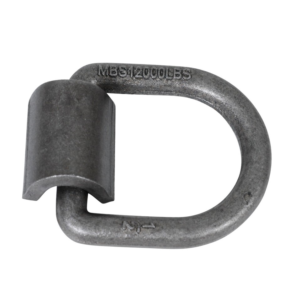 4pc Heavy Duty 1/2" Weld-On D Ring Flatbed Truck Trailer Cargo Tie Down ...