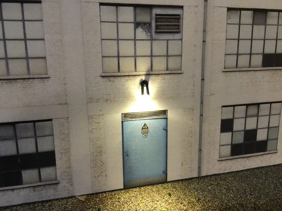 O Scale Scratch Built Industrial #3 Combo Building w/LEDs, Flat/Front ...