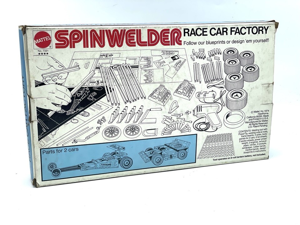 Vintage 1974 Mattel Spin Welder Race Car Factory NEW OLD STOCK RARE ...
