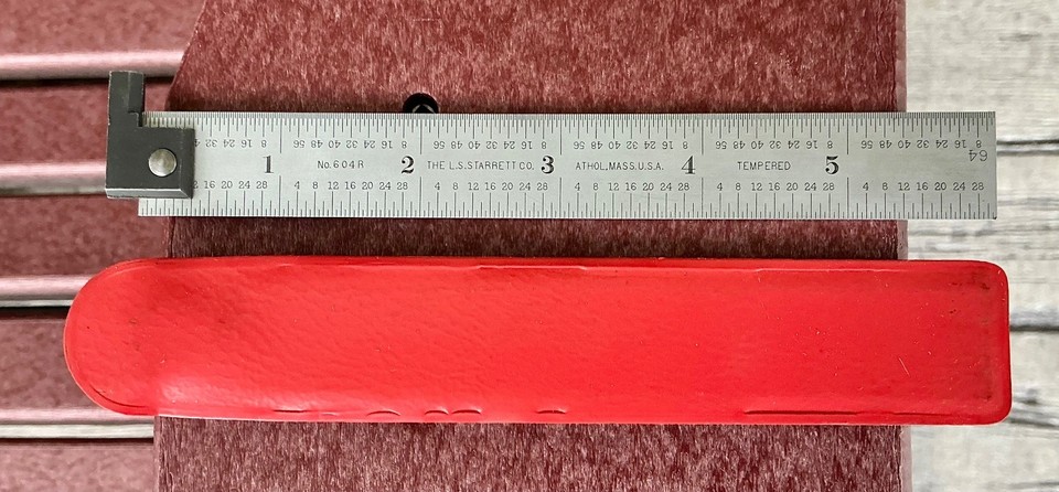 Starrett 6" Hook Ruler/Scale No. C604R with case | eBay