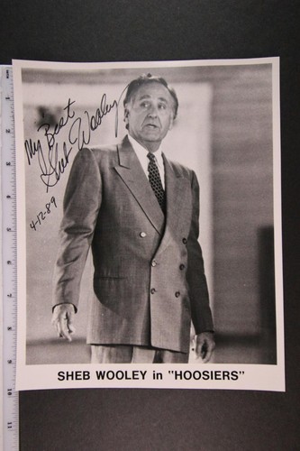 SHEB WOOLEY (1921-2003) (HOOSIERS~HIGH NOON) AUTOGRAPH PHOTO~ | eBay