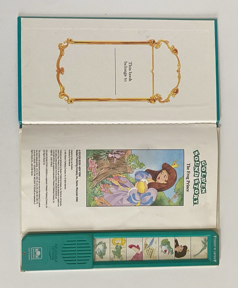 Lot of 5 Golden Sound Story Books Disney Aladdin, Bambi Snow White ...