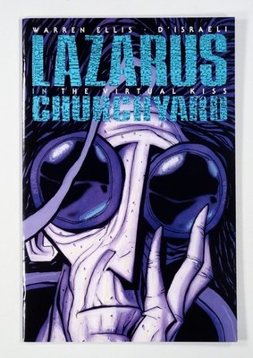 1992 Warren Ellis & D'Israeli LAZARUS CHURCHYARD #1 Virtual Kiss TUNDRA ...